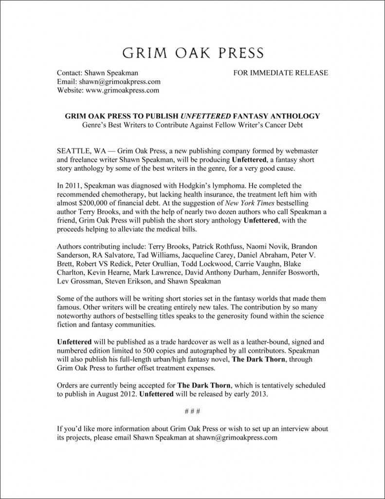 Grim Oak Press - Eldon Thompson